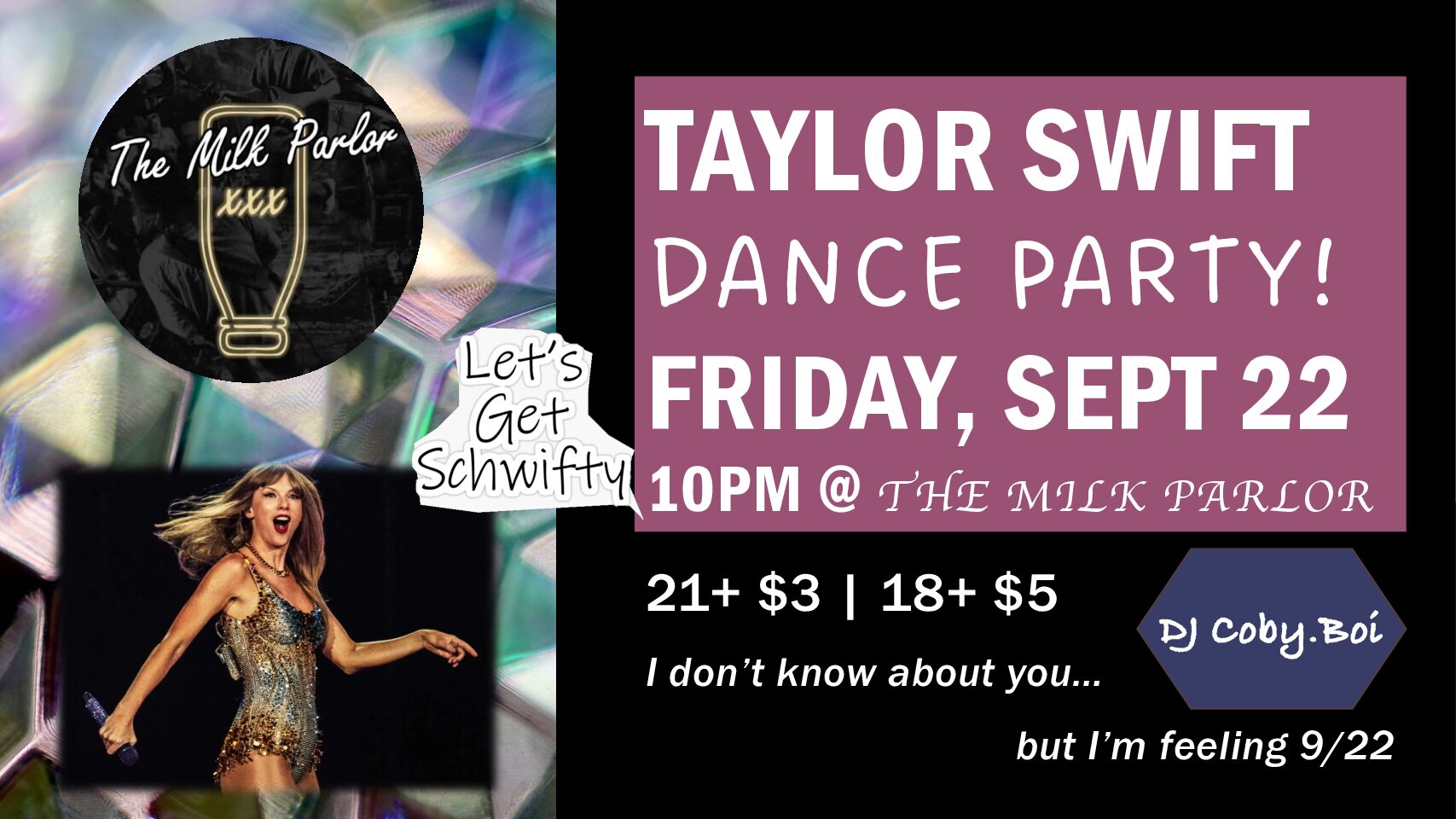 Taylor Swift Night - The Milk Parlor
